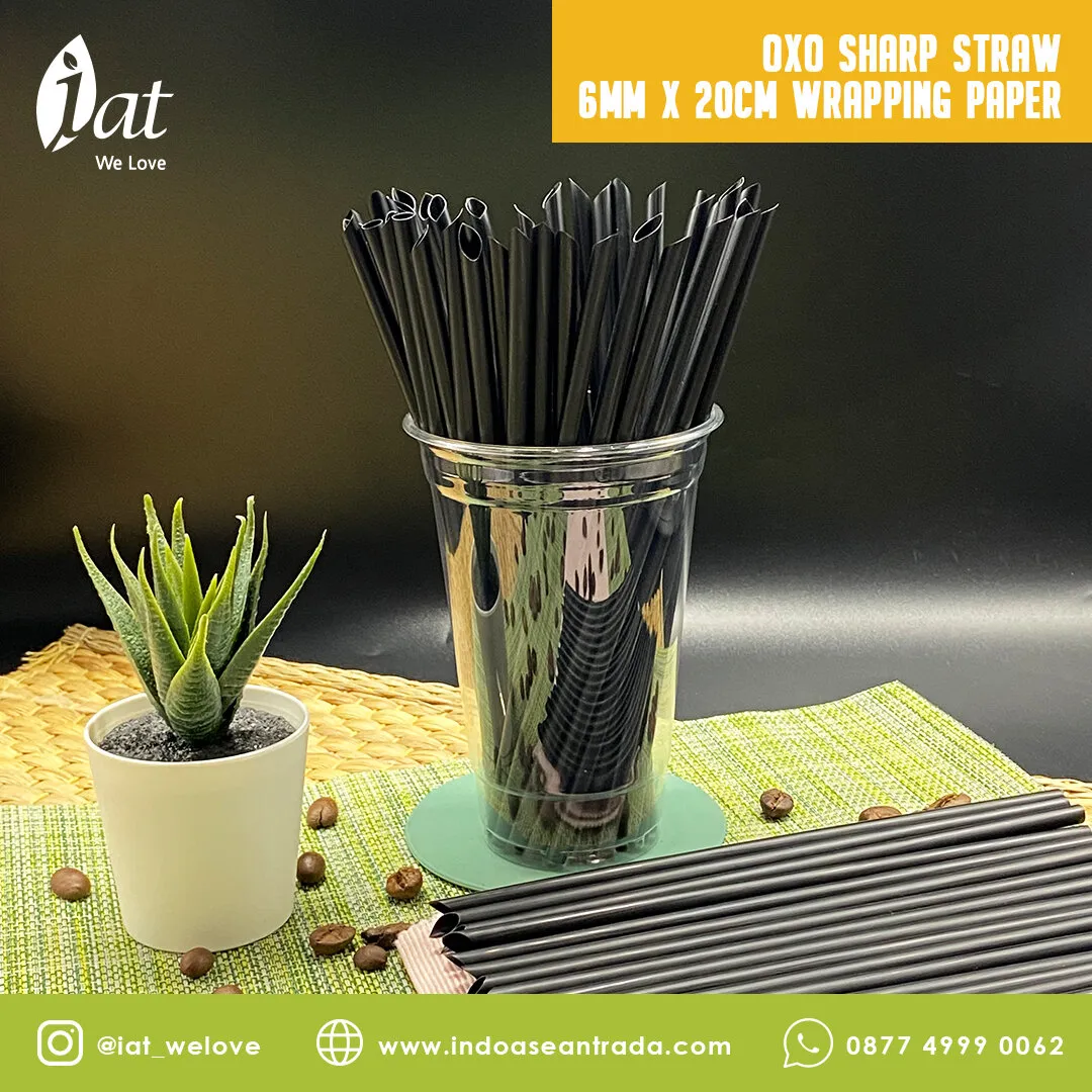 OXO Sharp Straw 6MM X 20CM Wrapping Paper | Eco Friendly Materials ...